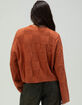 VANS Camille Checker Womens Sweater - BURNT ORANGE | Tillys