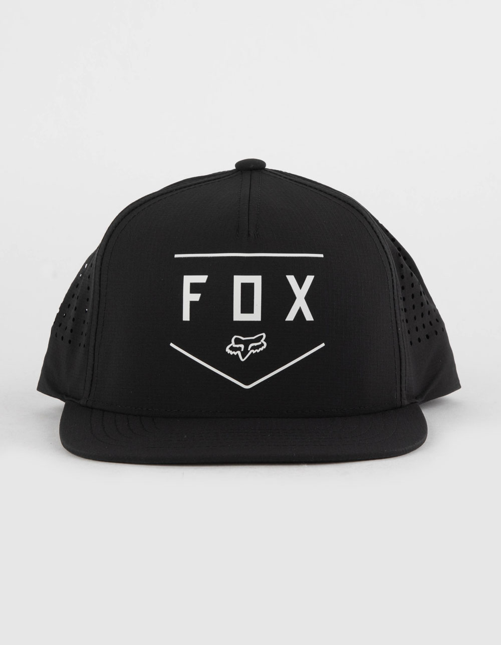 FOX Shield Tech Mens Snapback Hat - BLACK | Tillys