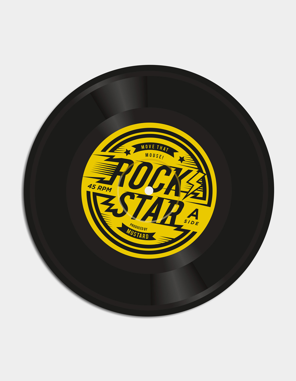 MUSTARD Music Album Mouse Mat - BLACK COMBO | Tillys