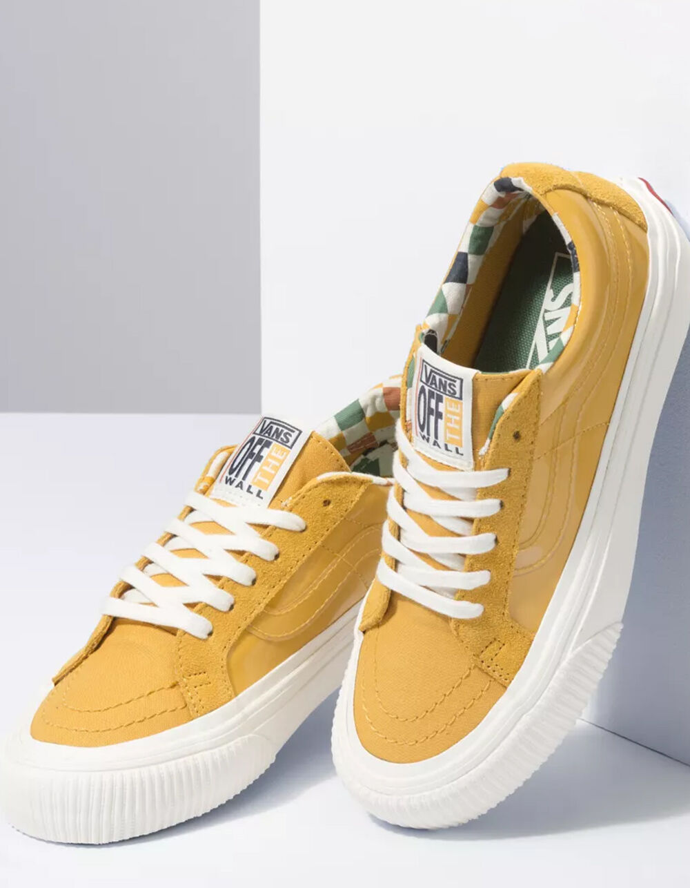 VANS Karina Rozunko Sk8-Low Reissue SF Womens Shoes - PATENT/HONEY GOLD ...