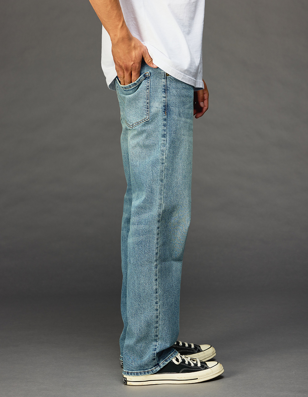RSQ Mens Straight Medium Wash Denim Jeans - MEDIUM WASH | Tillys