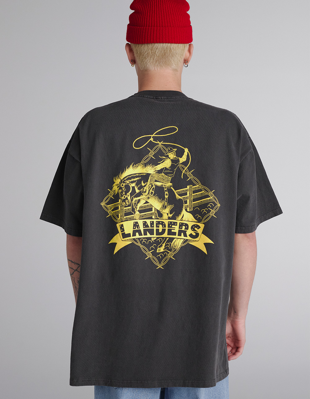 LANDERS SUPPLY HOUSE All Star Rodeo Mens Tee - BLACK | Tillys