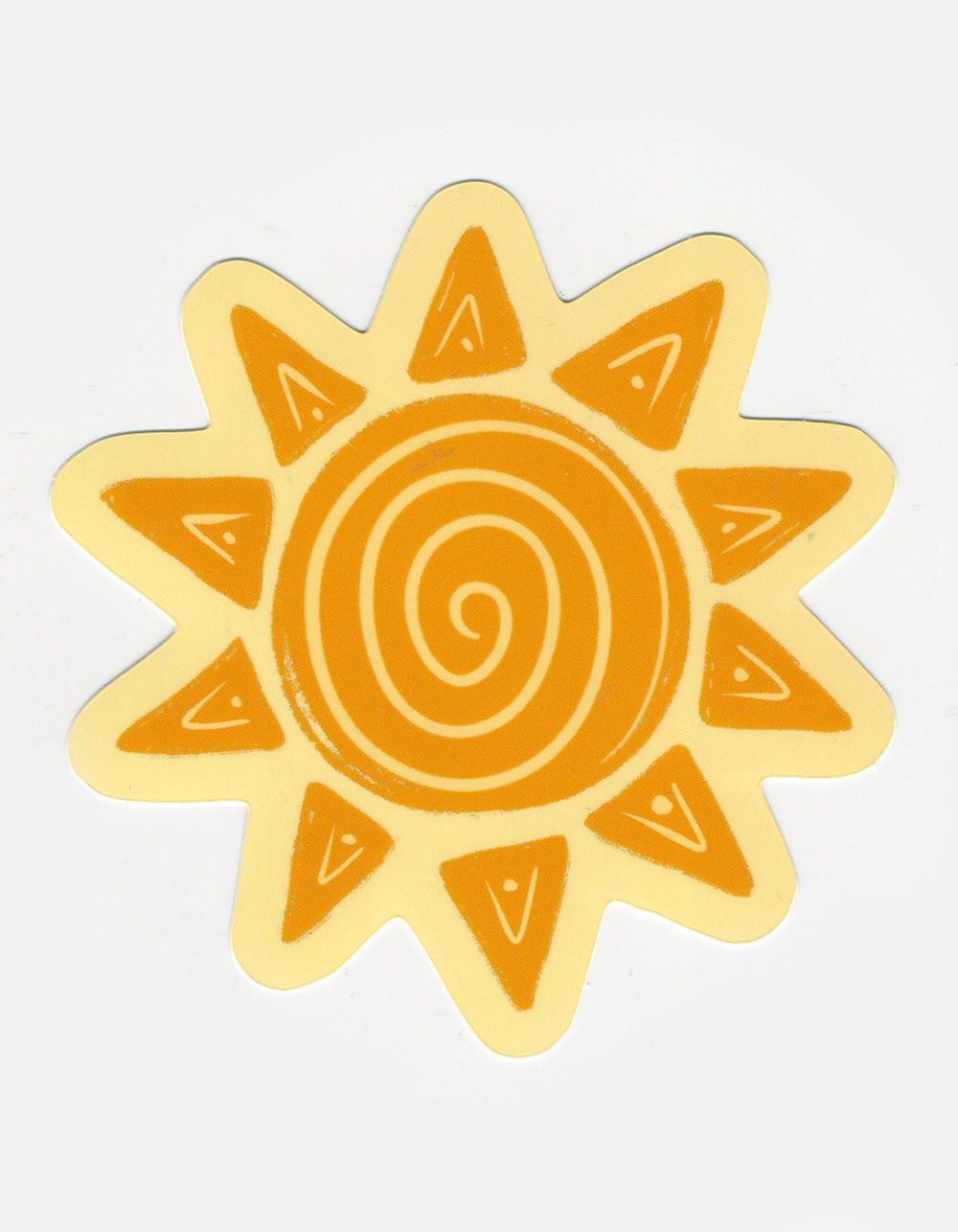 ACS AESTHETIC Vintage Sun Sticker - ORANGE | Tillys