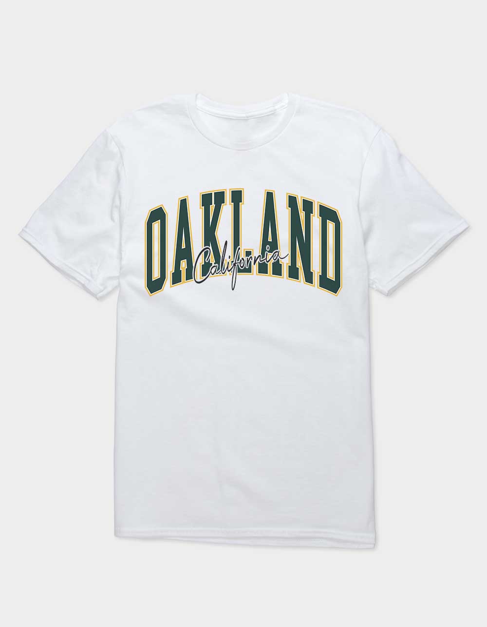 OAKLAND California Script Unisex Tee - WHITE | Tillys