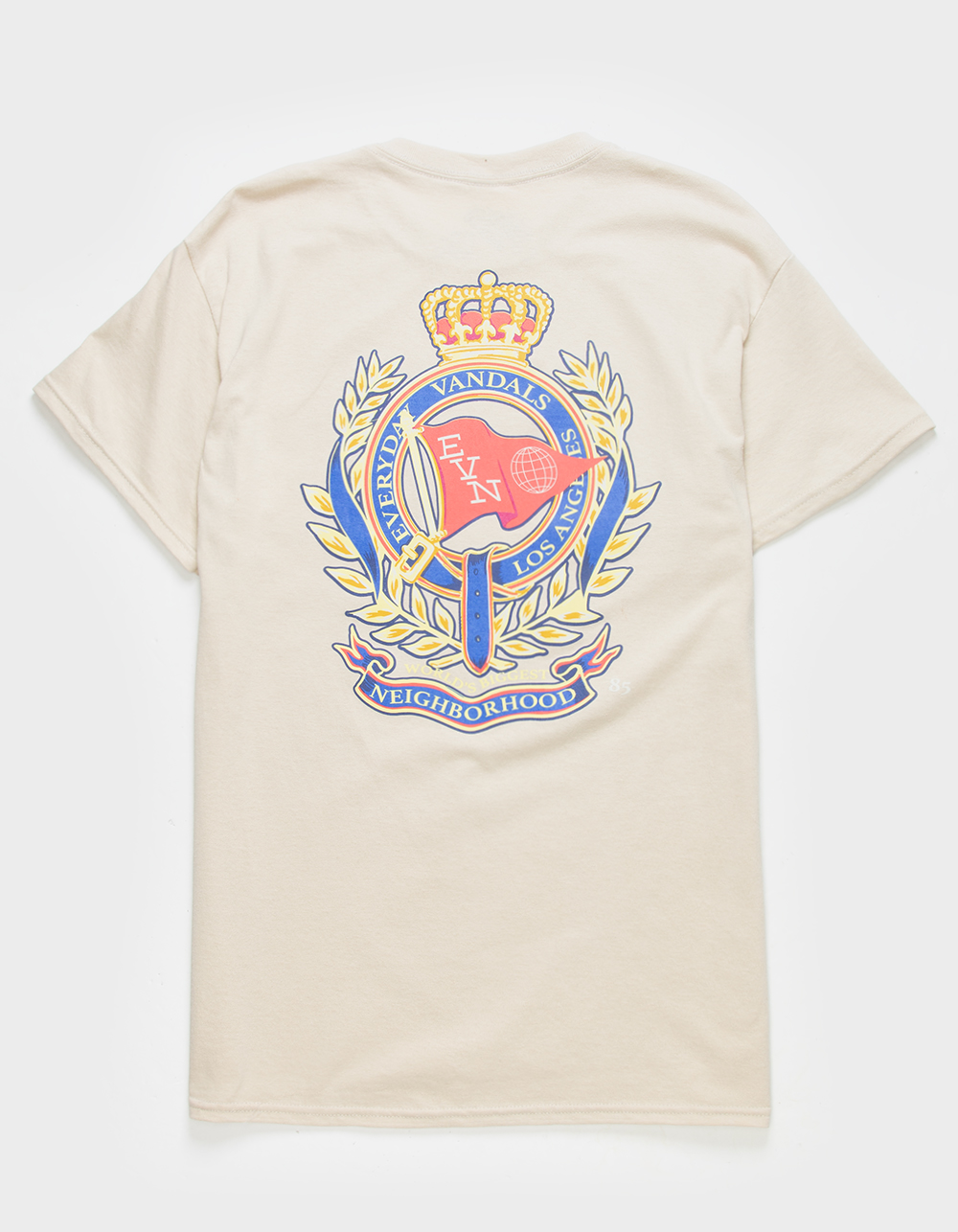 EVERYDAY VANDALS Crest Mens Tee - TAN | Tillys