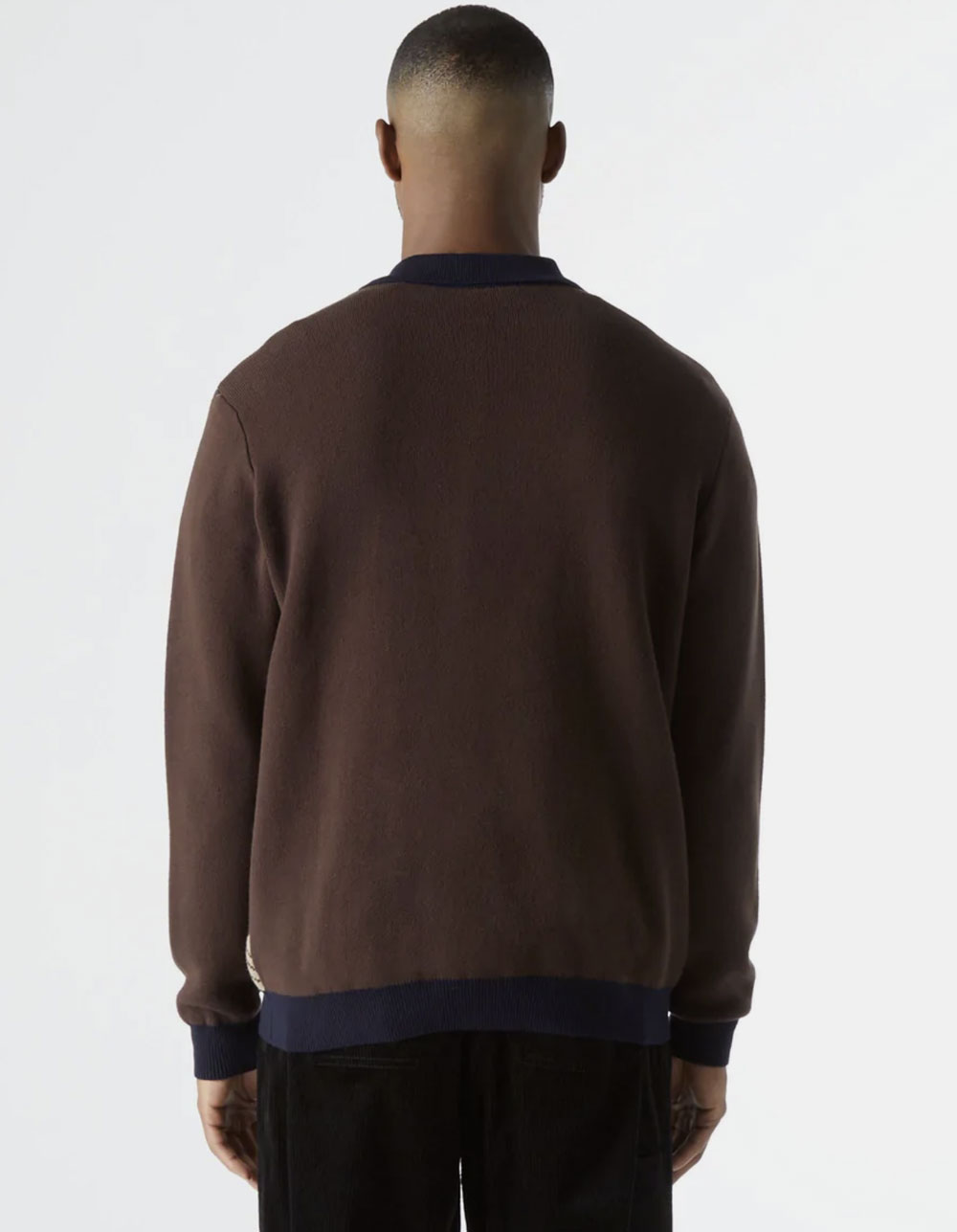 HUF Dimensions Zip Mens Sweater - CHOCOLATE | Tillys