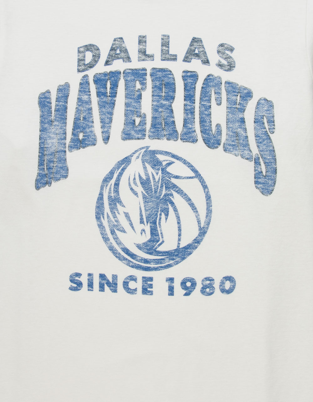 47 BRAND Dallas Mavericks Span Out Mens Tee - OFF WHITE | Tillys