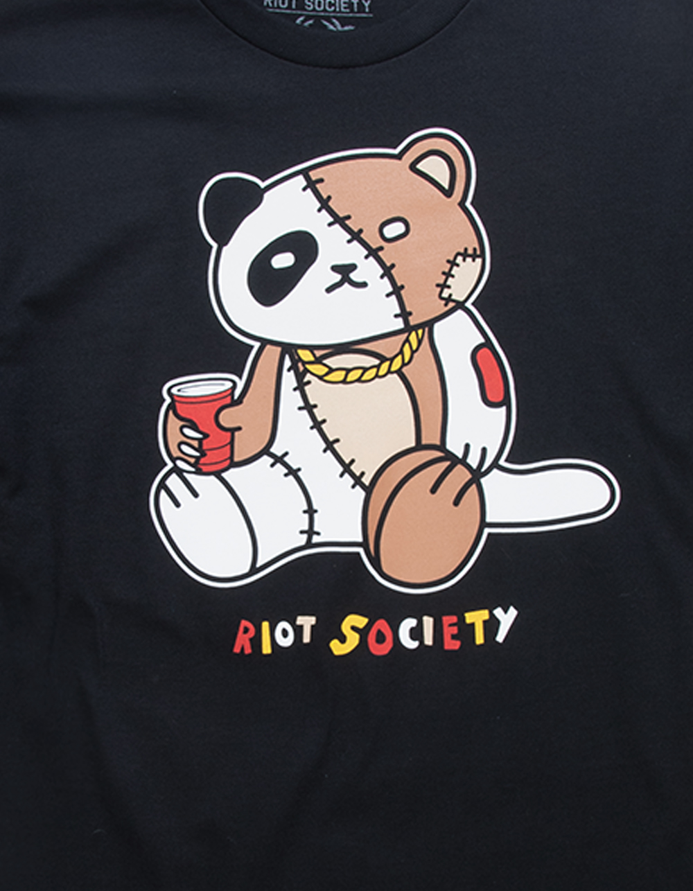 RIOT SOCIETY Sugee Panda Teddy Mens Tee - BLACK | Tillys