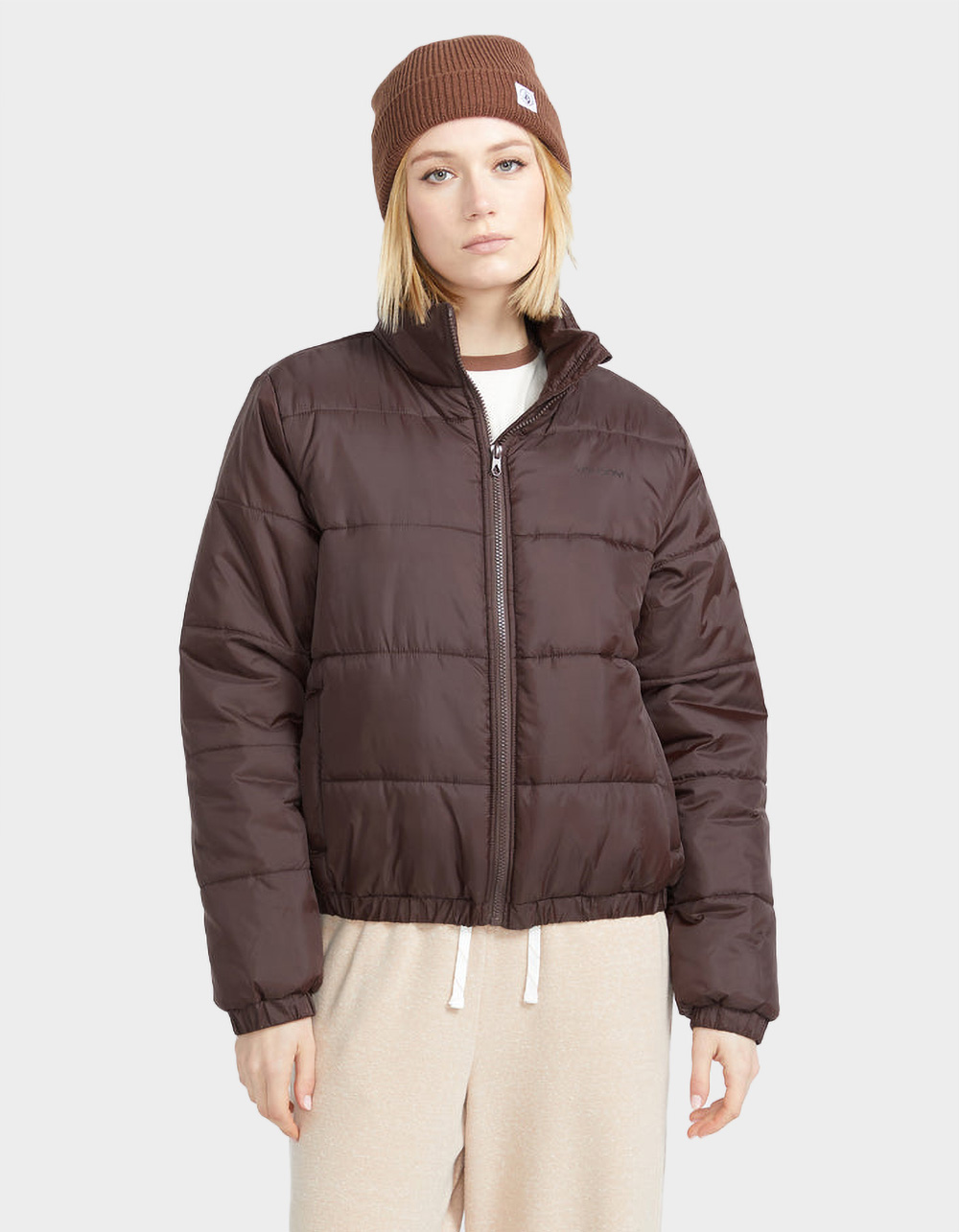 VOLCOM Big Fluff Womens Puffer Jacket - BROWN | Tillys