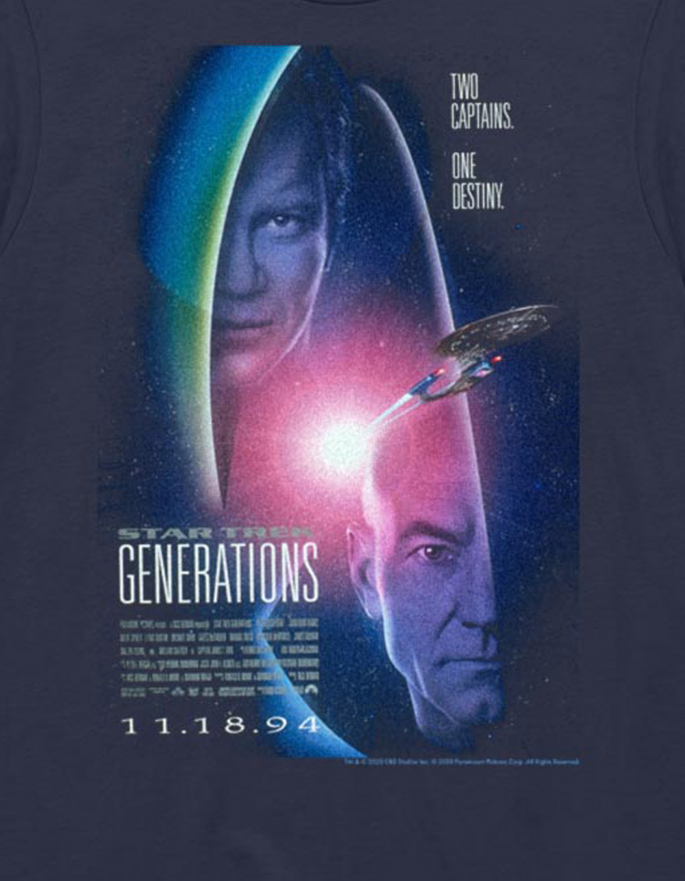 Star Trek Generations Movie Poster