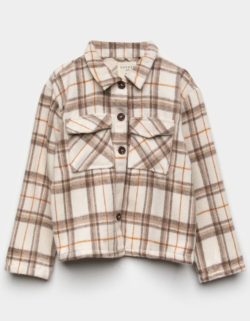 HAYDEN Girls Plaid Shacket - CRMCO | Tillys