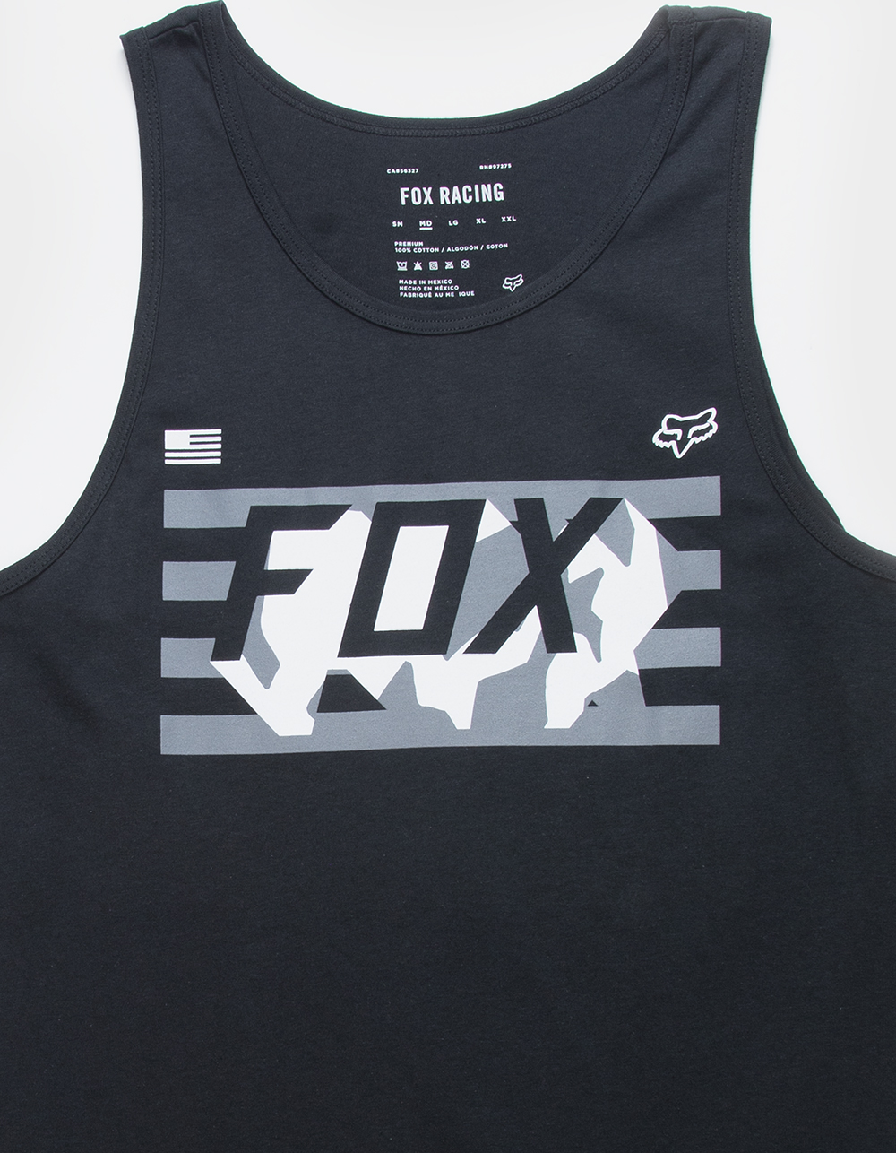 FOX RWT Flag Mens Tank Top - BLACK | Tillys