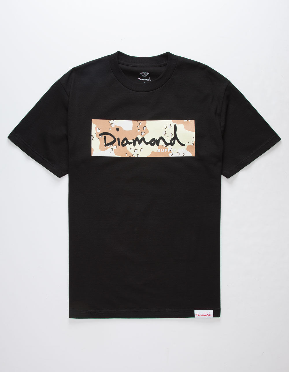 DIAMOND SUPPLY CO. OG Desert Camo Mens T-Shirt - BLACK | Tillys