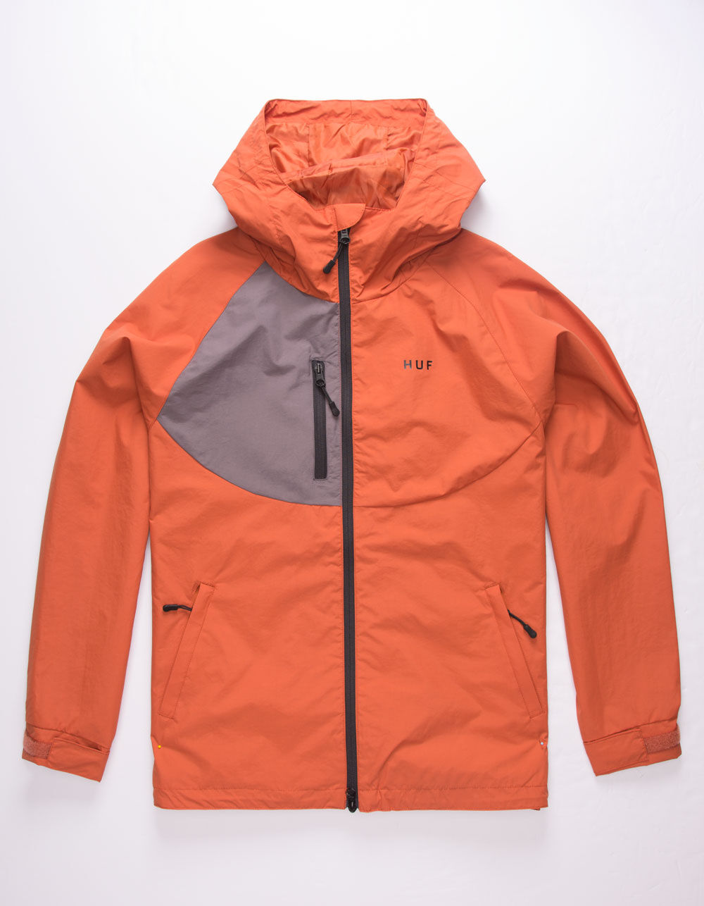 HUF Standard Shell 2 Mens Windbreaker Jacket - RUST | Tillys