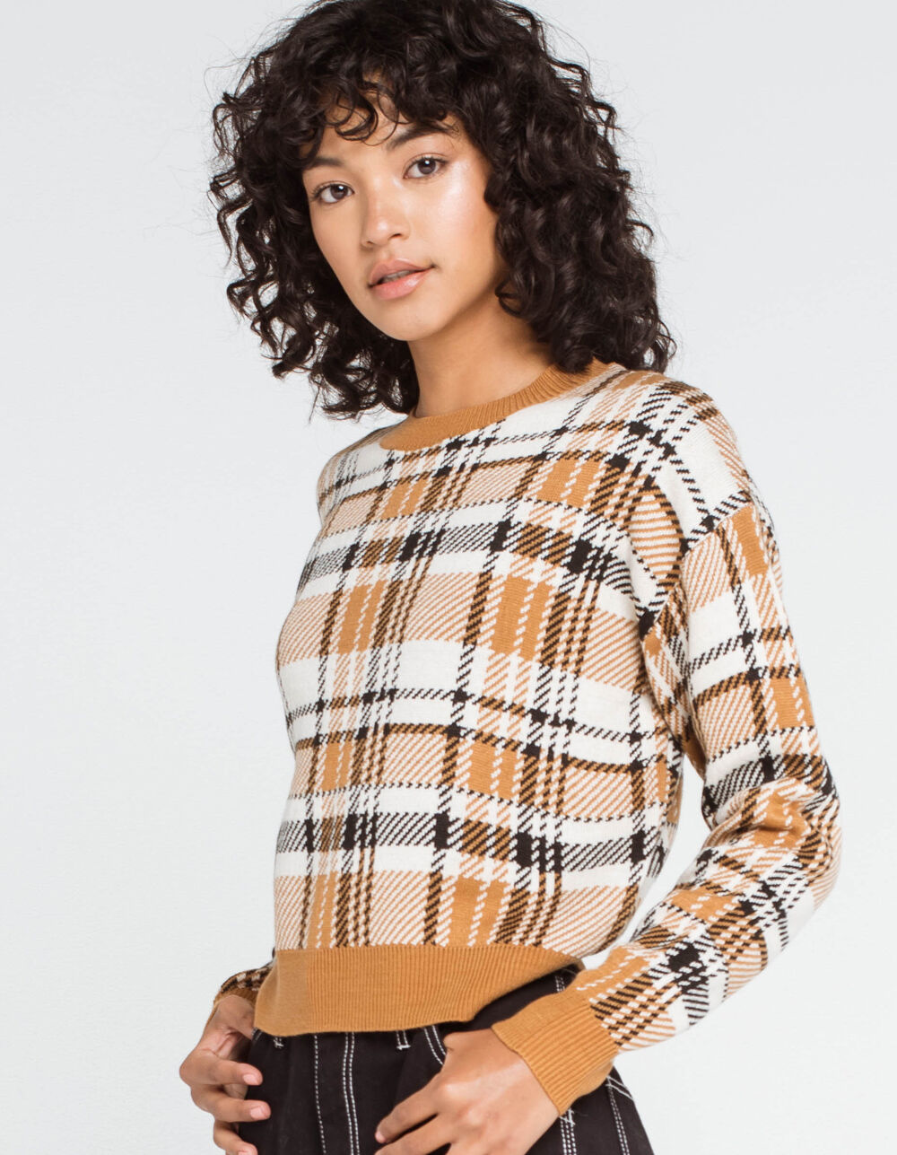 DICKIES Jacquard Womens Sweater - GOLD COMBO | Tillys