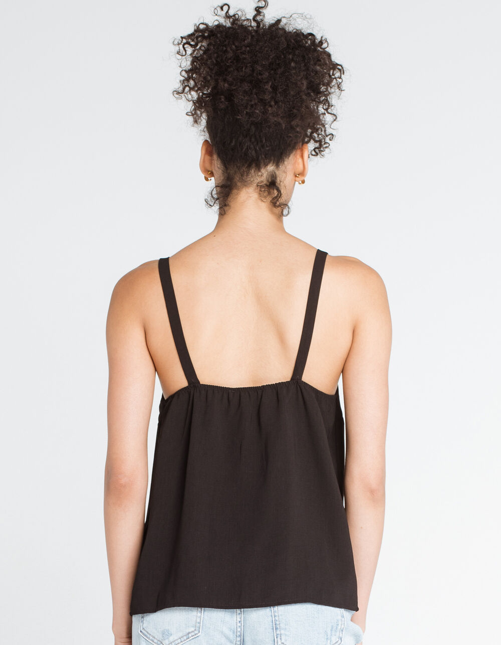 MINE Woven Ring Womens Top - BLACK | Tillys