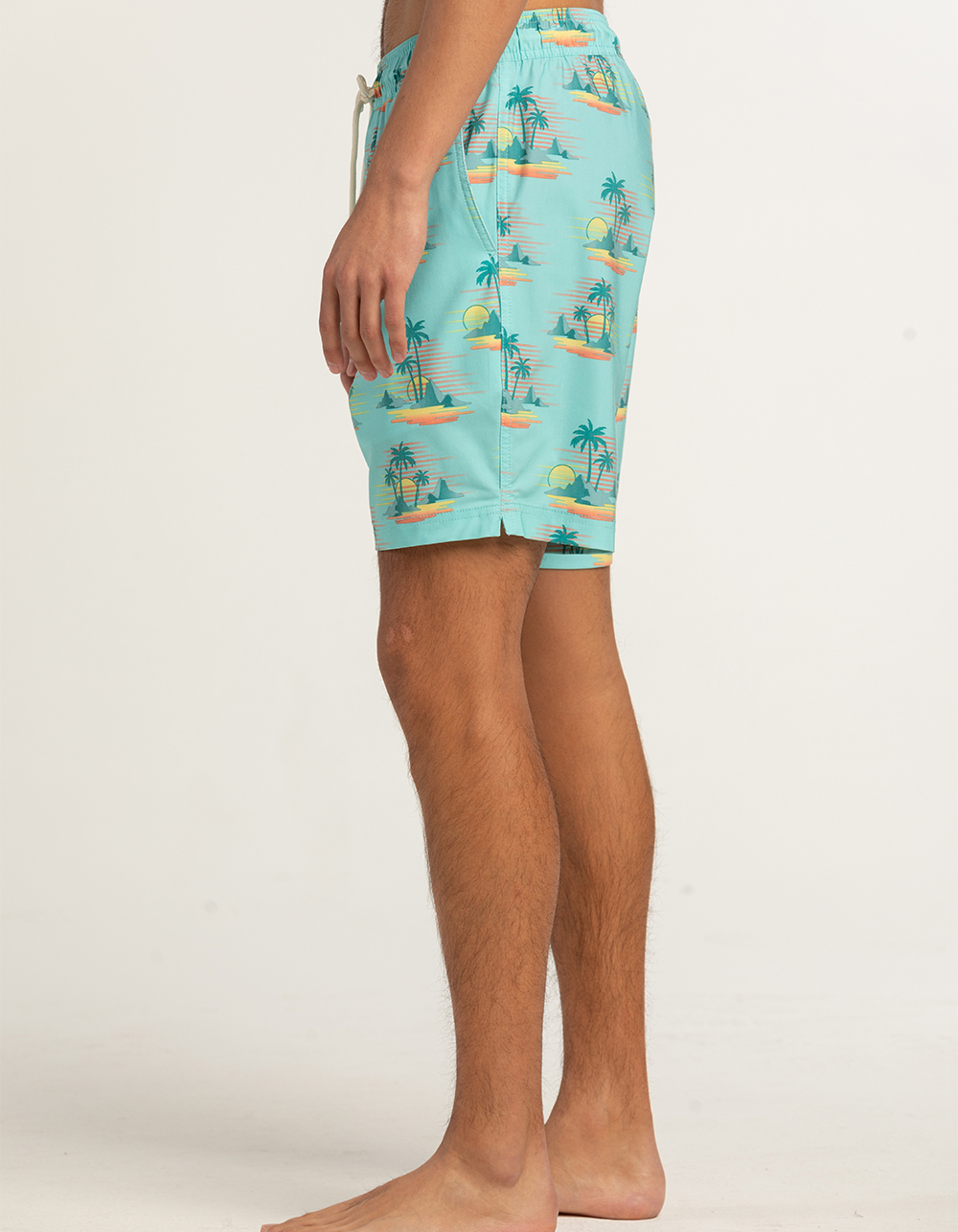 BLUE CROWN Island Fade Mens 7" Swim Shorts - MARINE | Tillys