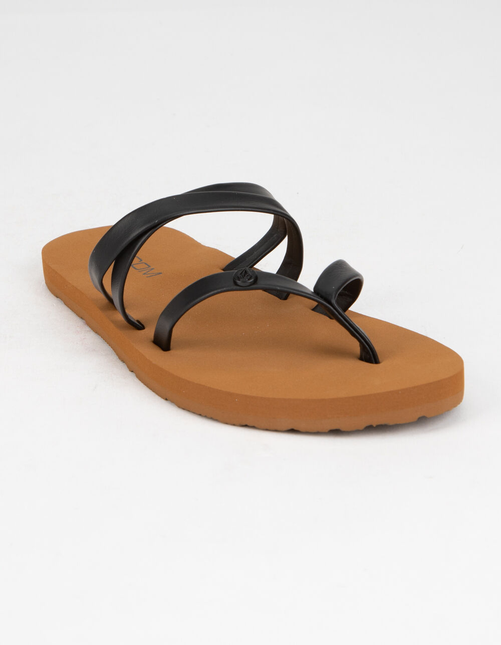 VOLCOM Easy Breezy Girls Black Sandals - BLACK | Tillys