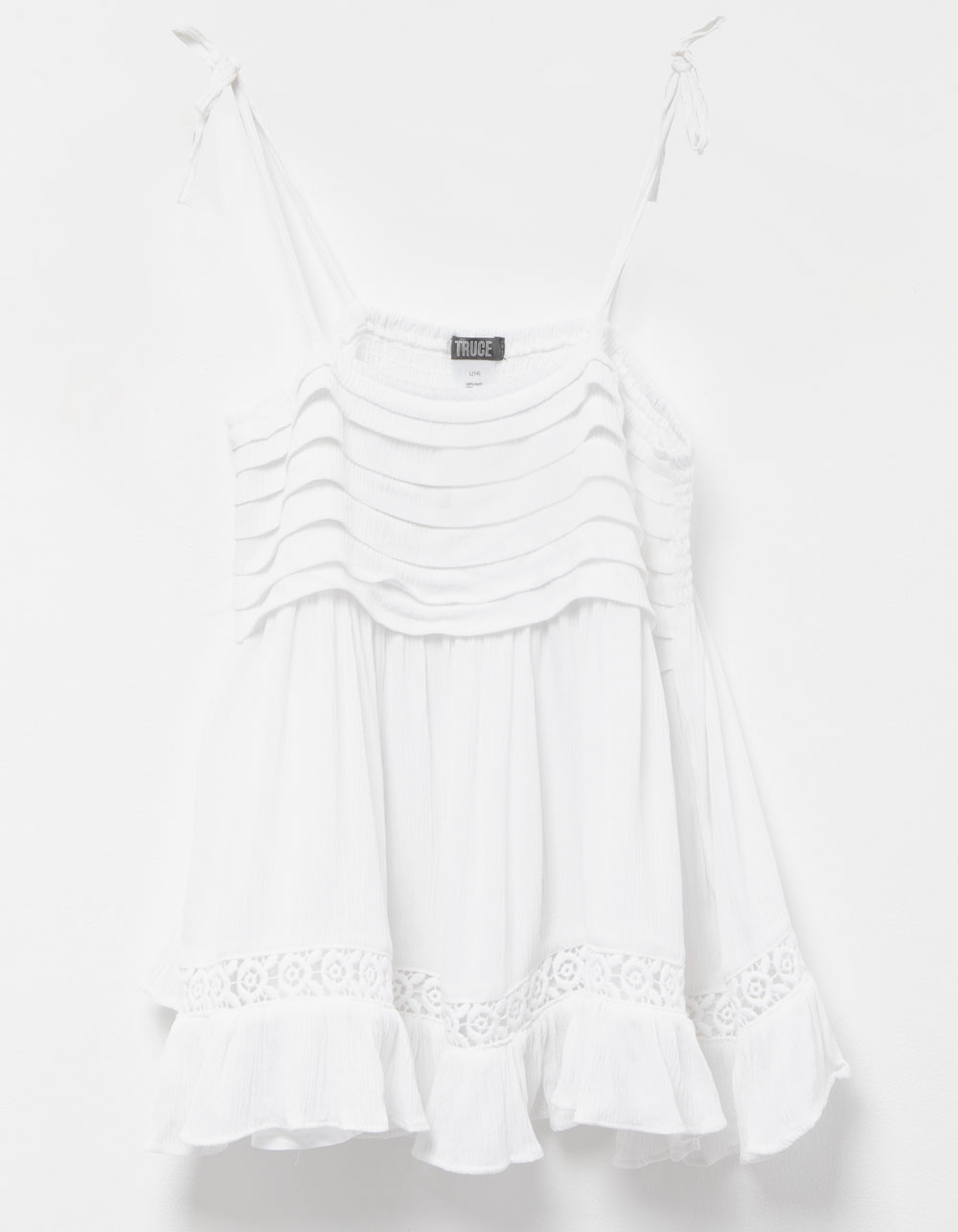 TRUCE Girls Babydoll Top - WHITE | Tillys