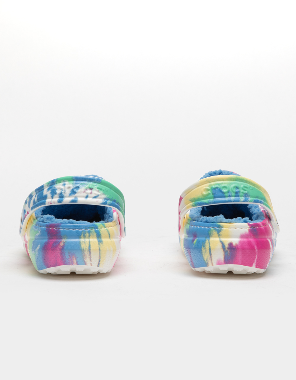 CROCS Classic Lined Tie Dye Kids Clog - BLUE | Tillys