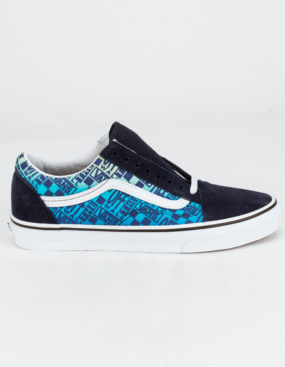 VANS Logo Flame Old Skool Mens Shoes - BLUE COMBO | Tillys