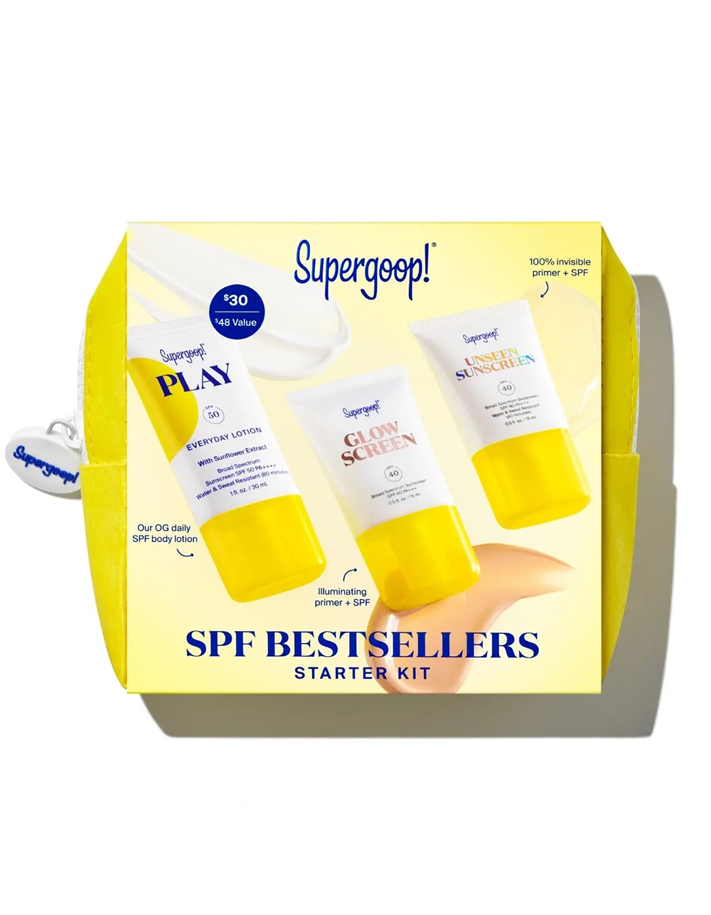 SUPERGOOP! SPF Bestsellers Starter Kit - WHITE COMBO | Tillys