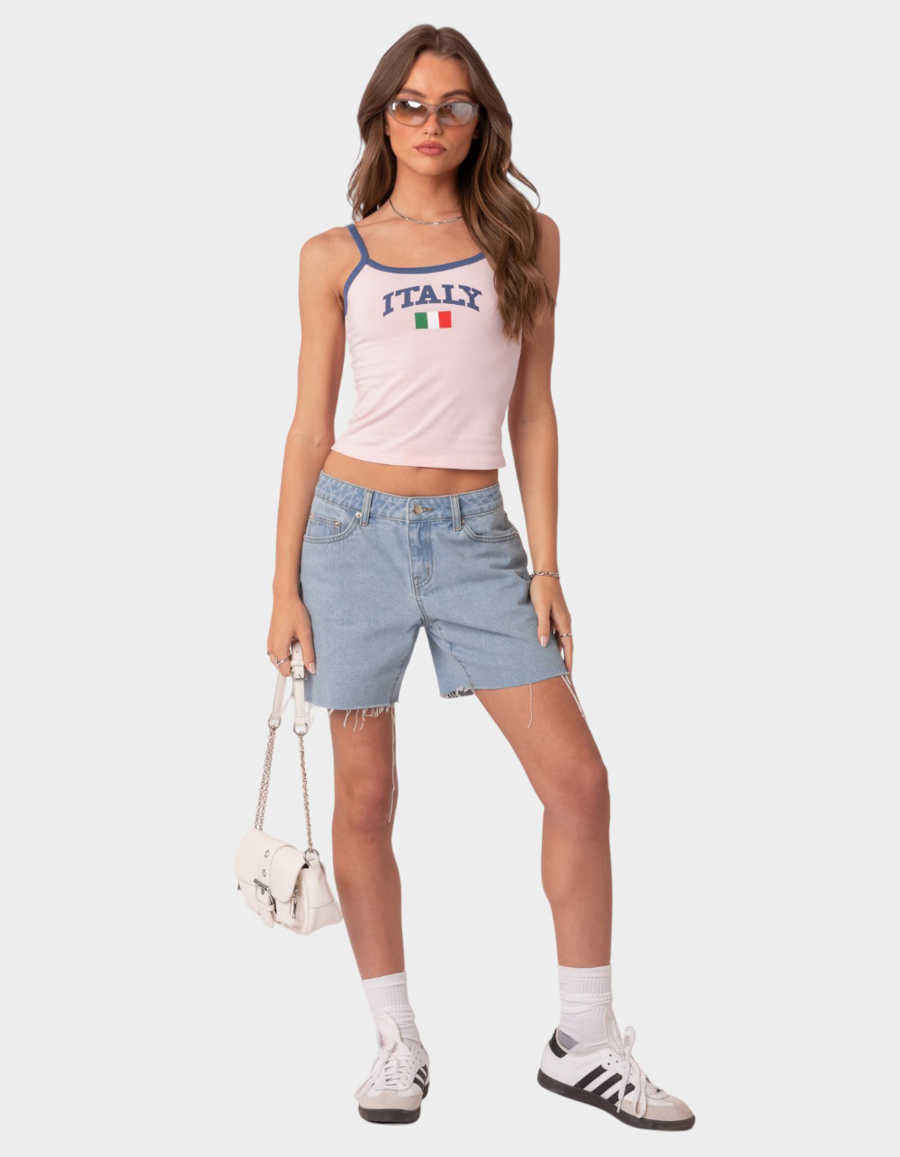 EDIKTED Italy Womens Tank Top - LIGHT PINK | Tillys