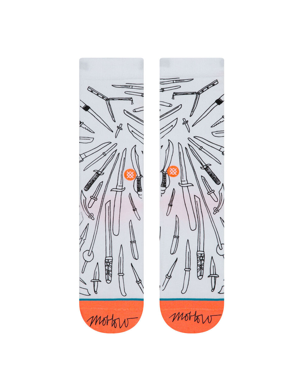 STANCE Oblow Poke Mens Crew Socks - WHITE | Tillys