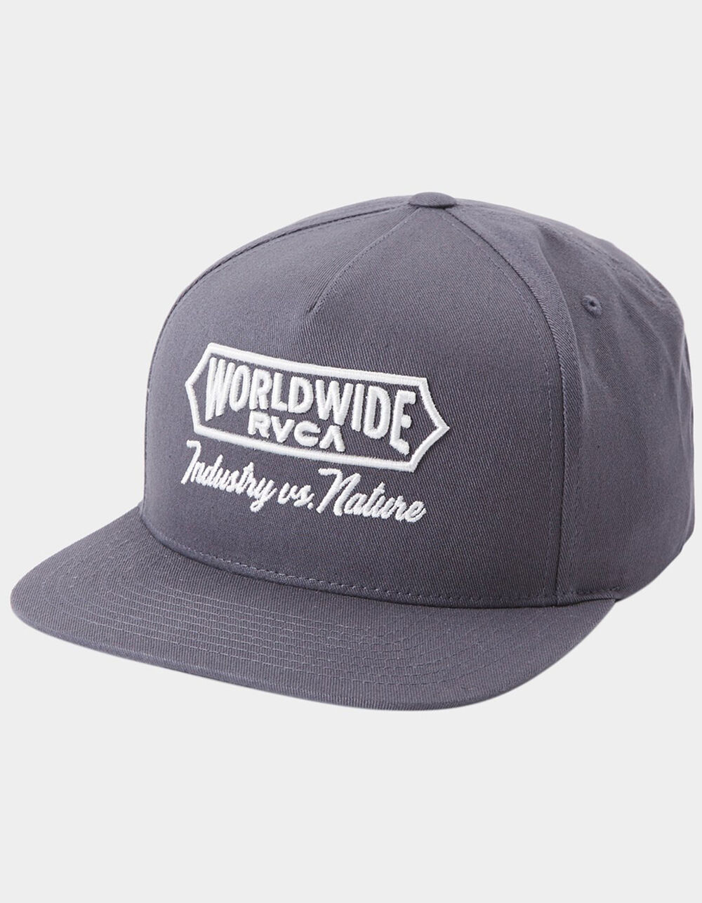 RVCA Worldwide Mens Snapback Hat - GRAY | Tillys