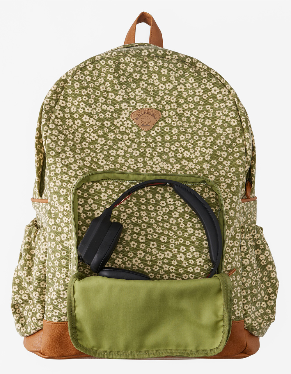 BILLABONG Home Abroad Canvas Backpack - GREEN/WHITE | Tillys