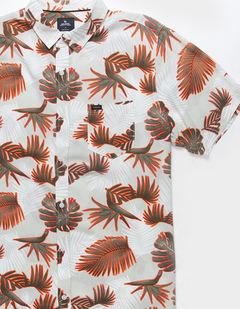 RIP CURL Tropical Daze Mens Button Up Shirt - WHITE | Tillys