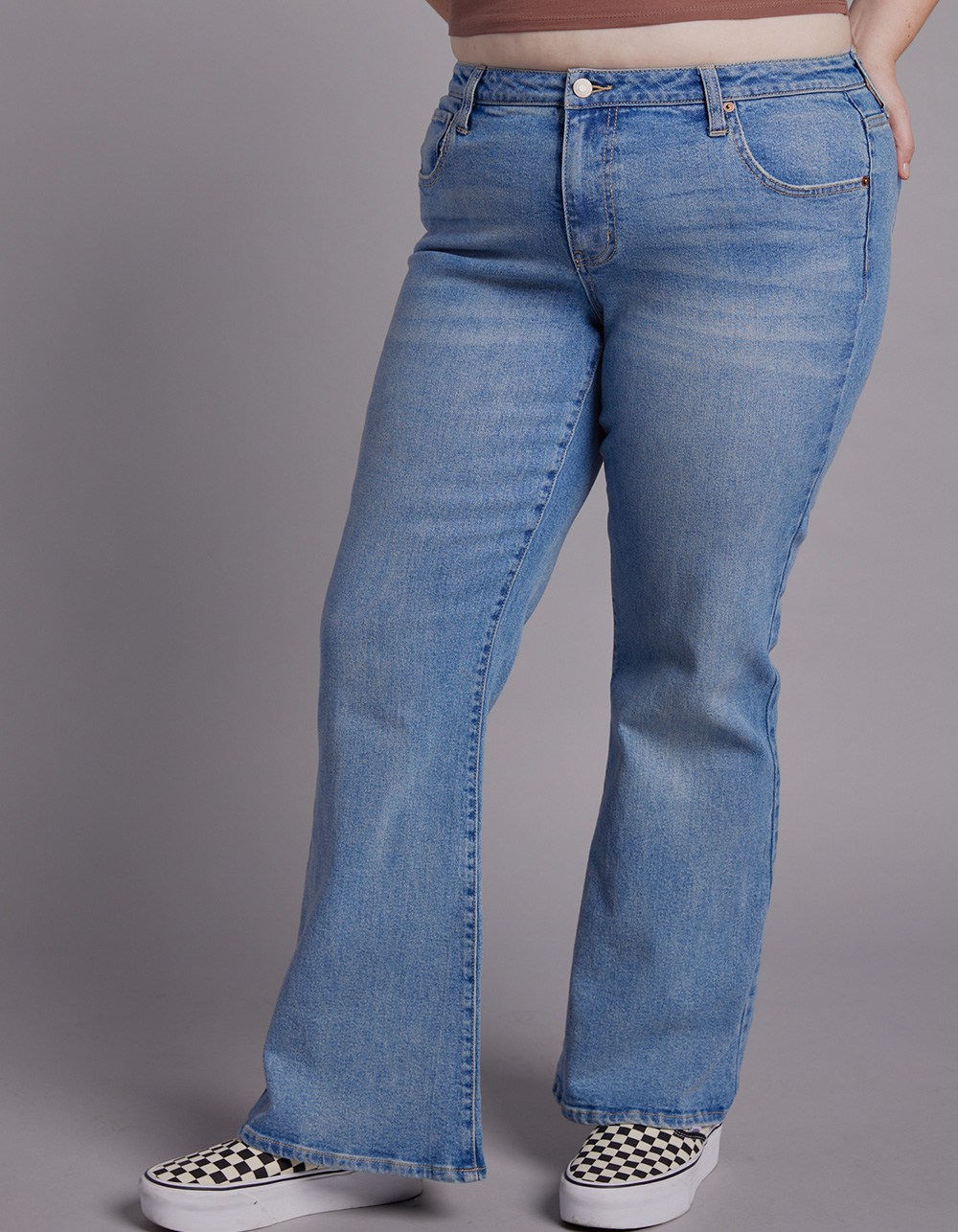 RSQ Womens Low Rise Flare Jeans - LIGHT WASH | Tillys