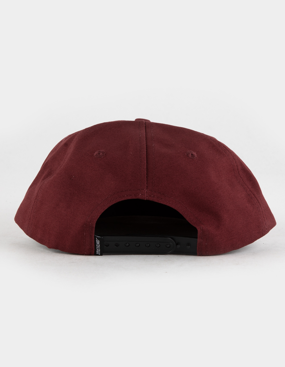 SANTA CRUZ Oval Dot Mono Mens Snapback Hat - BURGUNDY | Tillys