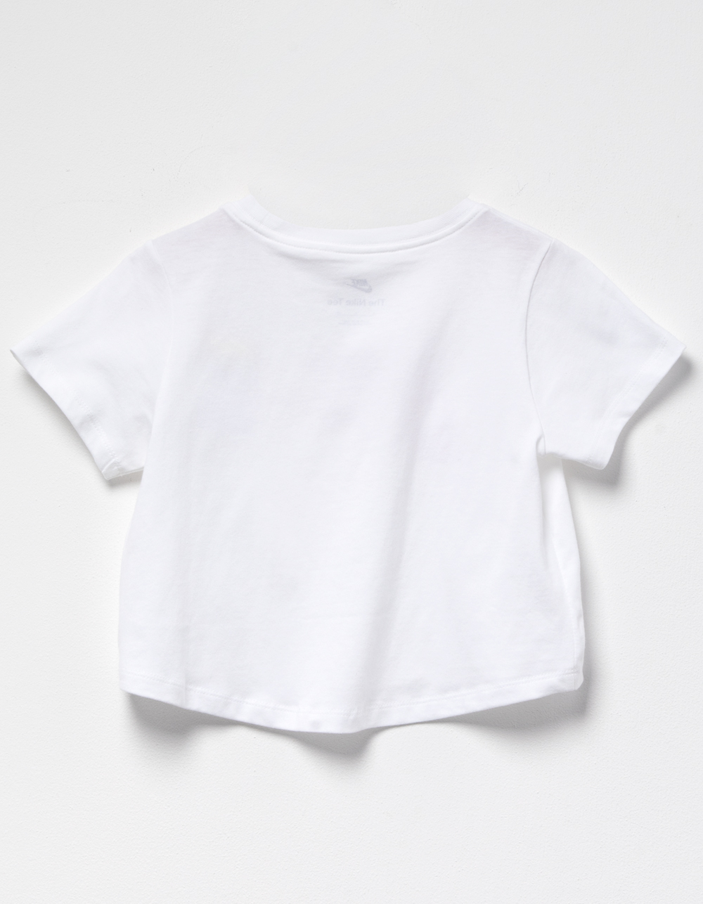 NIKE Futura Girls Crop Tee - WHT/PNK | Tillys