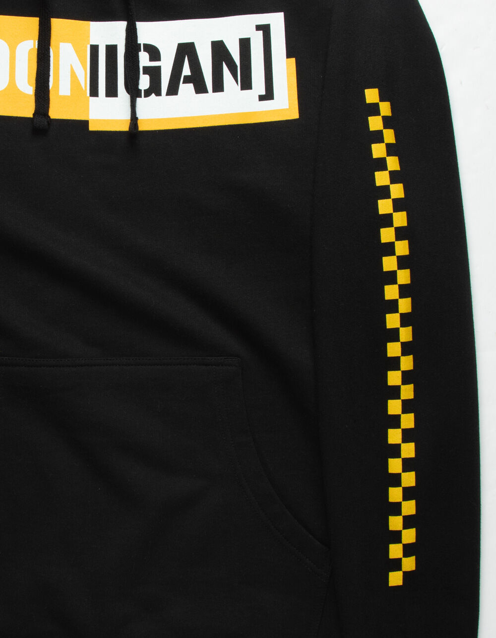 HOONIGAN Testing Black & Gold Mens Hoodie - BLACK/GOLD | Tillys