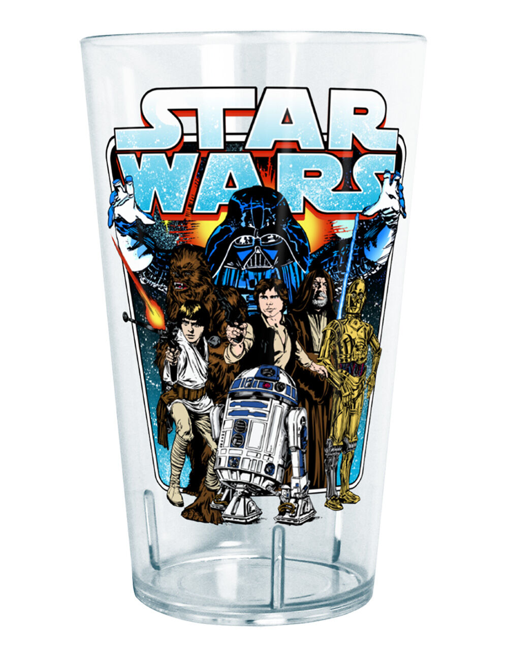 STAR WARS 24 oz Classic Battle Plastic Cup - CLEAR | Tillys