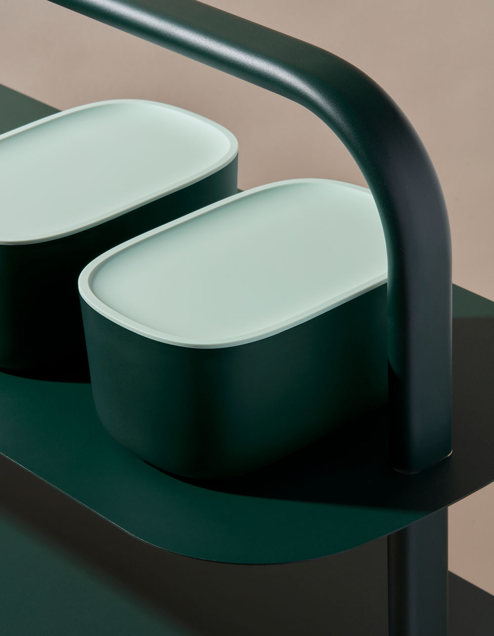 OPEN SPACES Small Storage Bins - Set of 2 - DK GREEN | Tillys