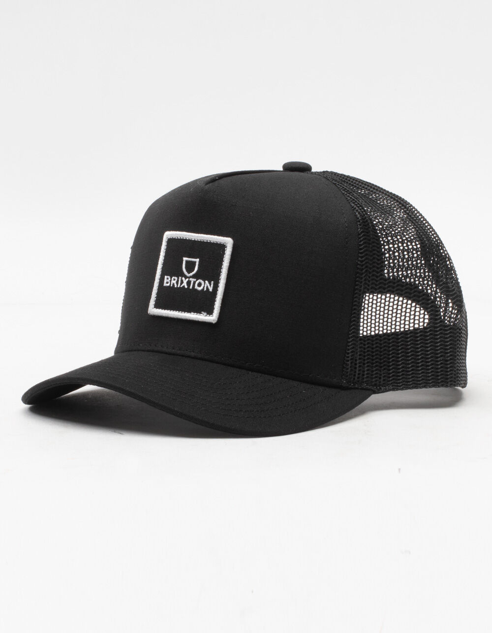 BRIXTON Alpha Block Mens Trucker Hat - BLACK | Tillys