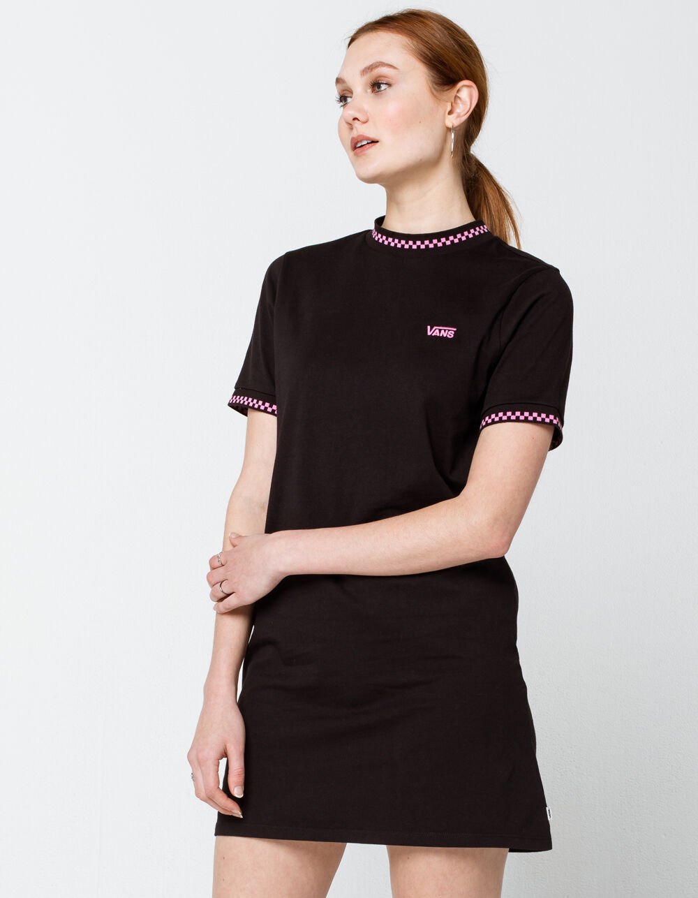 VANS All Stakes Tee Dress - BLACK | Tillys