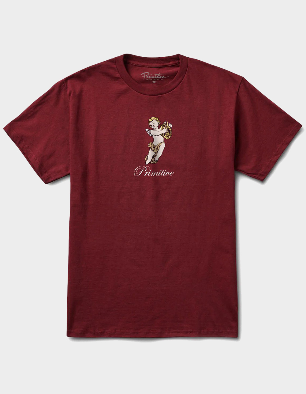 PRIMITIVE Gates Mens Tee - BURGUNDY | Tillys