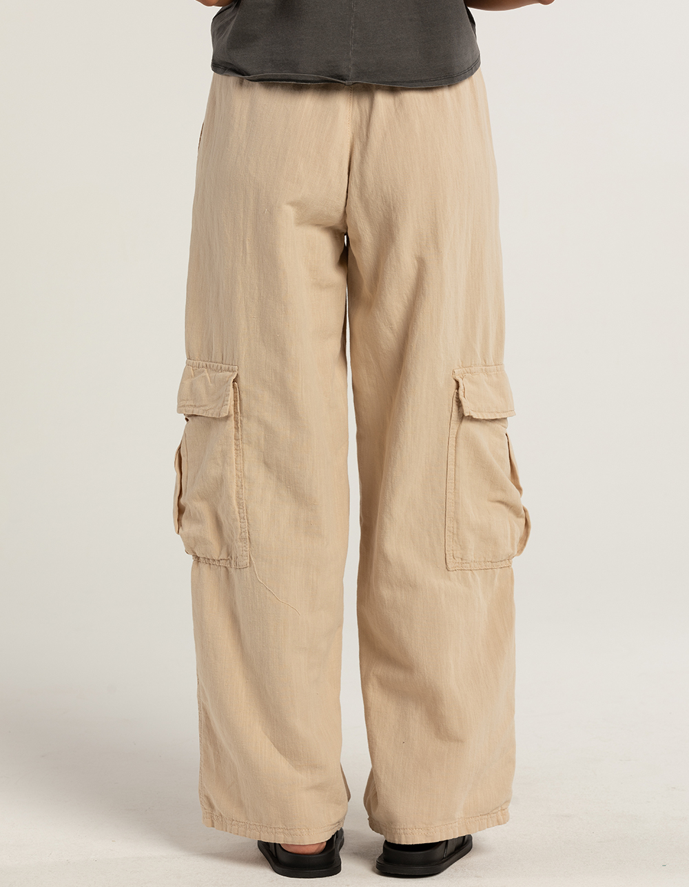 BDG Urban Outfitters Luca Womens Linen Cargo Pants - ECRU | Tillys