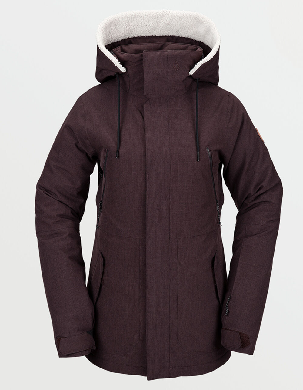 VOLCOM Shrine Insulated Womens Snow Jacket - BURGUNDY | Tillys