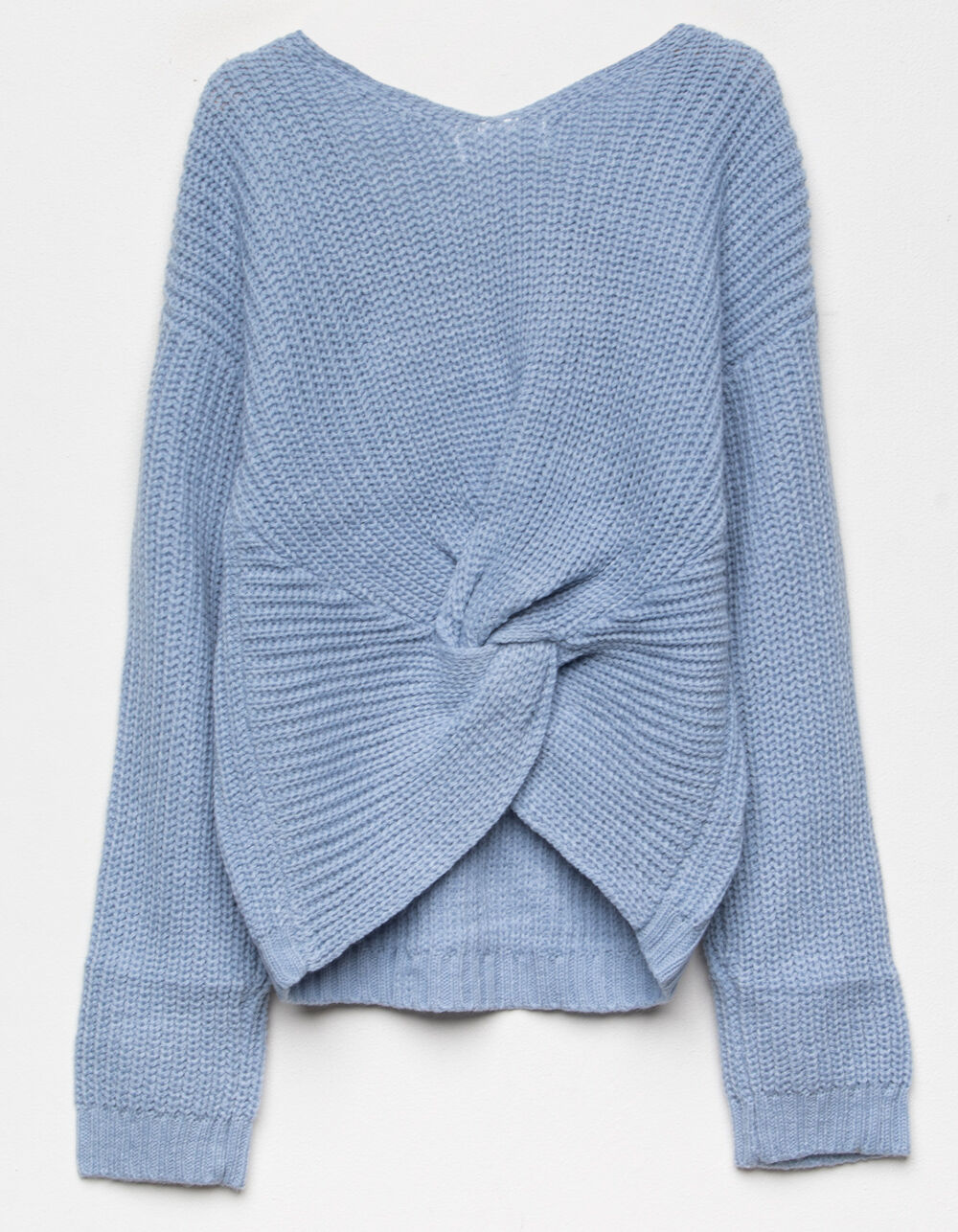 WHITE FAWN Knot Girls Blue Sweater - BLUE | Tillys