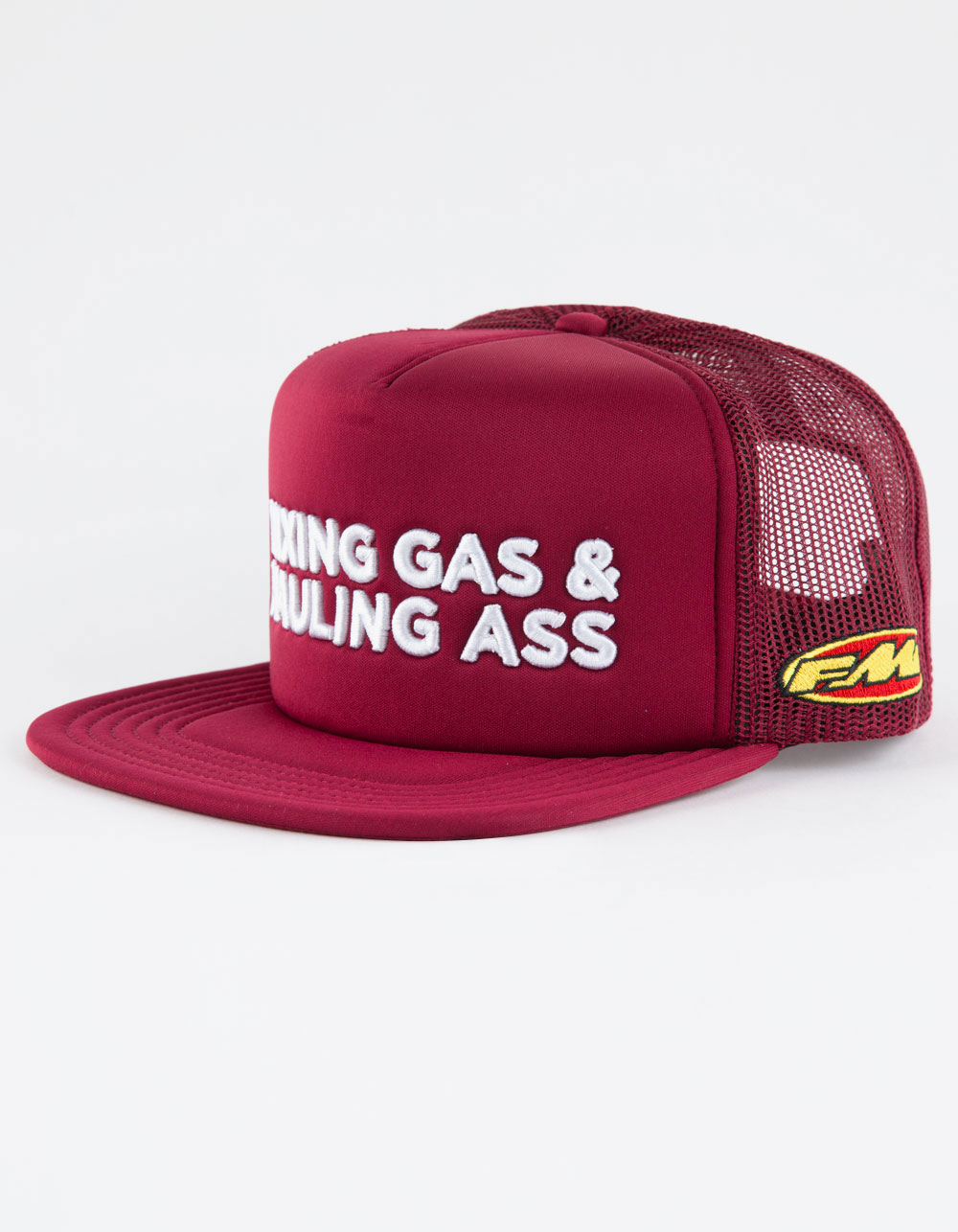 FMF Gas Trucker Hat - RED | Tillys