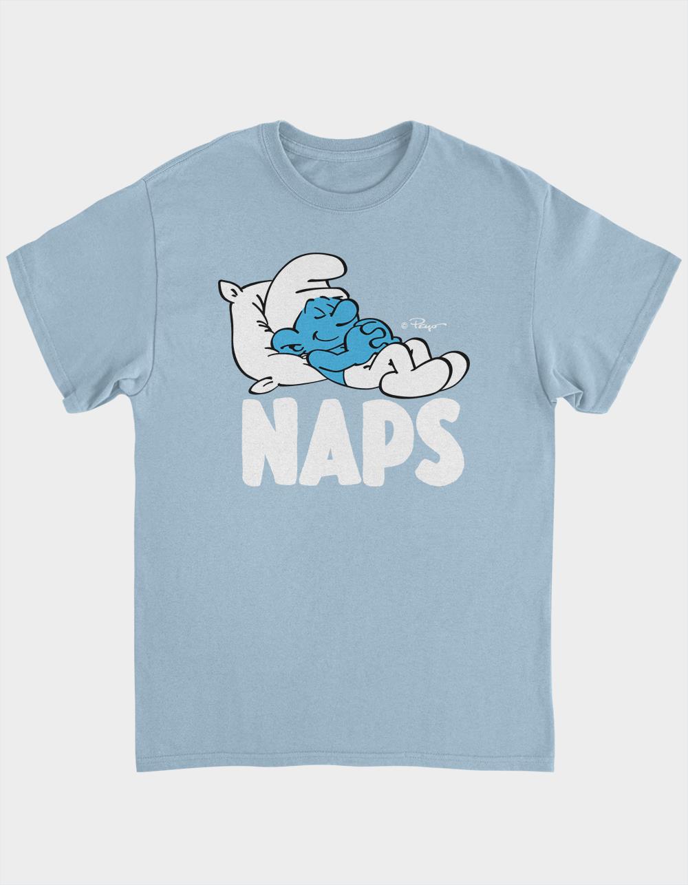 THE SMURFS Naps Unisex Tee - LIGHT BLUE | Tillys