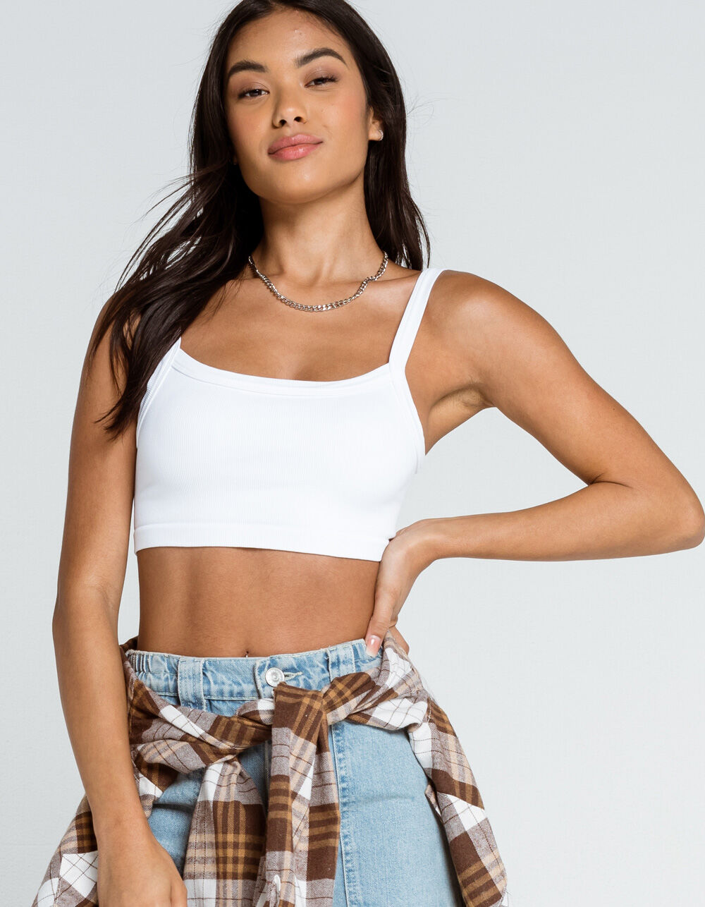 FULL TILT White Basic Bralette - WHITE | Tillys