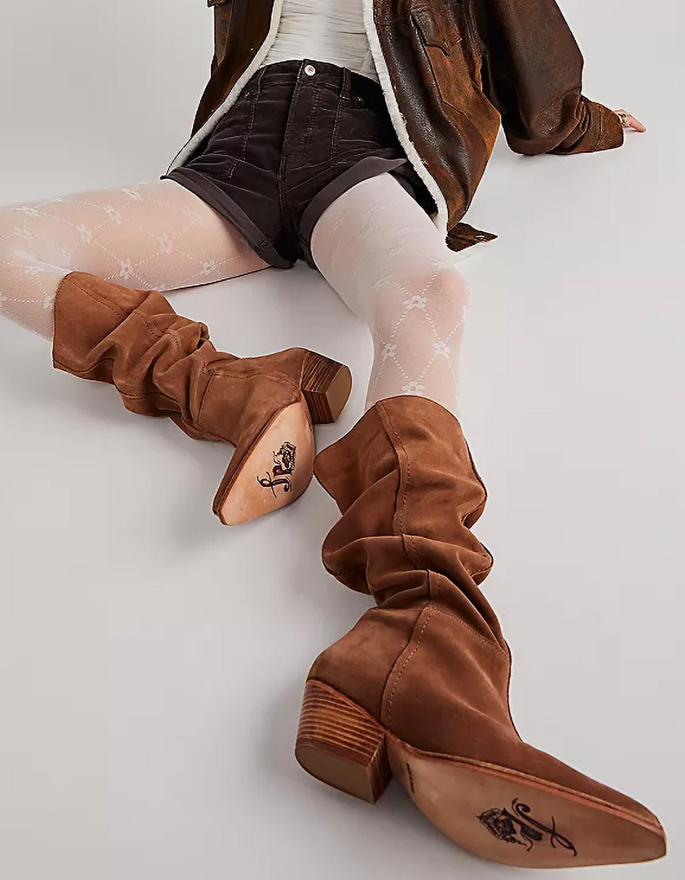 FREE PEOPLE Sway Low Slouch Womens Boots - CARMEL | Tillys