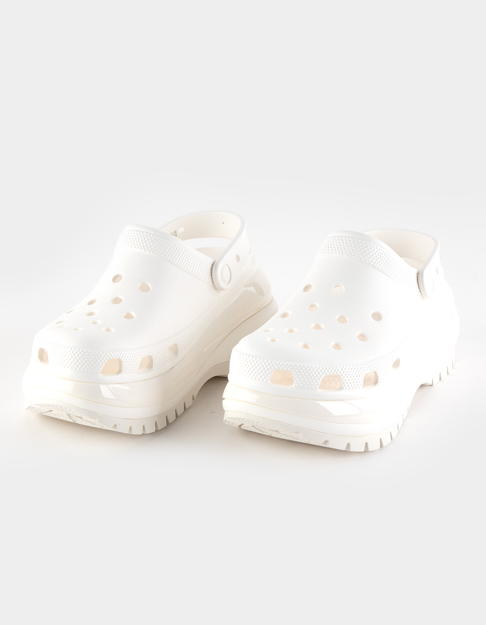 CROCS Mega Crush Womens Platform Clogs - WHITE | Tillys