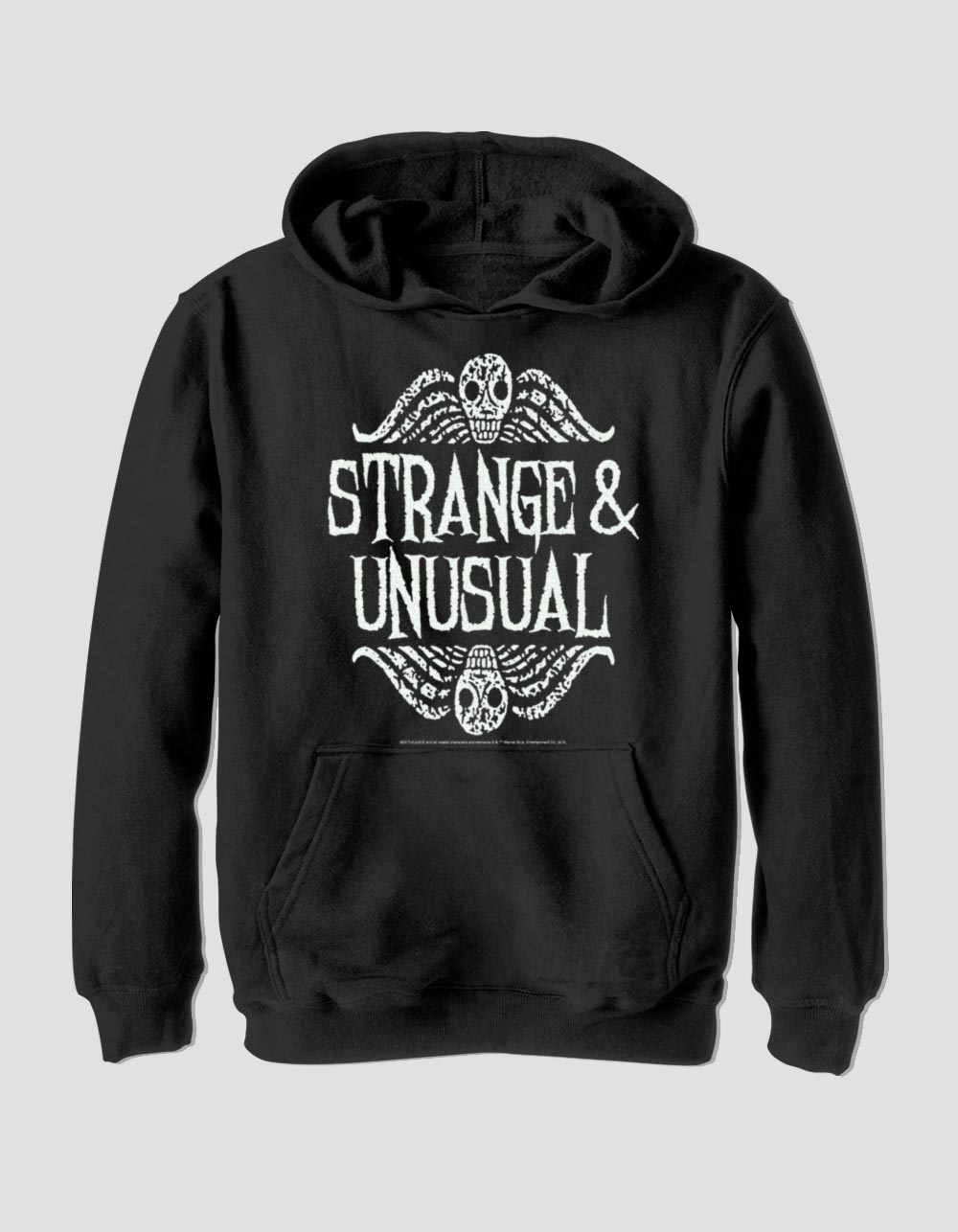 BEETLEJUICE Strange And Unusual Unisex Kids Hoodie - BLACK | Tillys