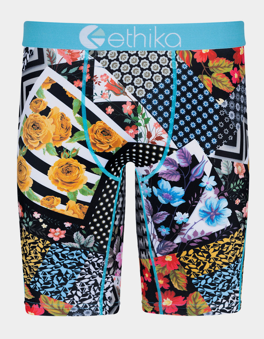 ETHIKA Floral Frames Boys Staple Boxer Briefs - MULTI | Tillys